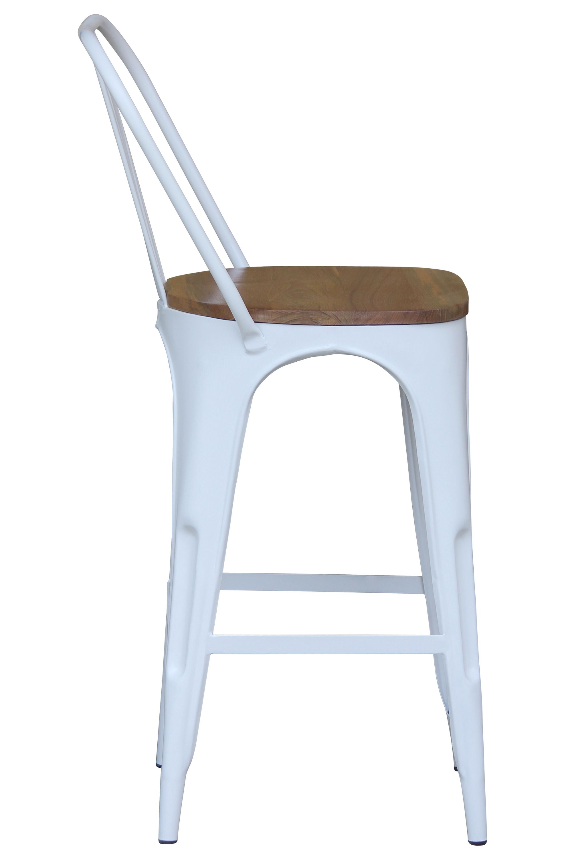 Bar stool JOELLE white 2 pcs | Online Shop Gonser - Sicher & Günstig einkaufen